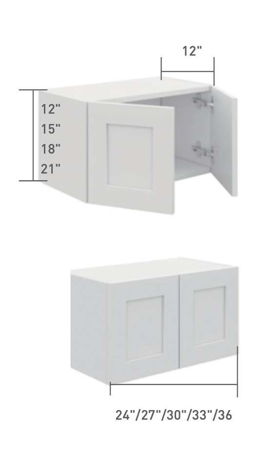 Blue Single Shaker BSS kitchen-cabinets | Oppein Cabinetry