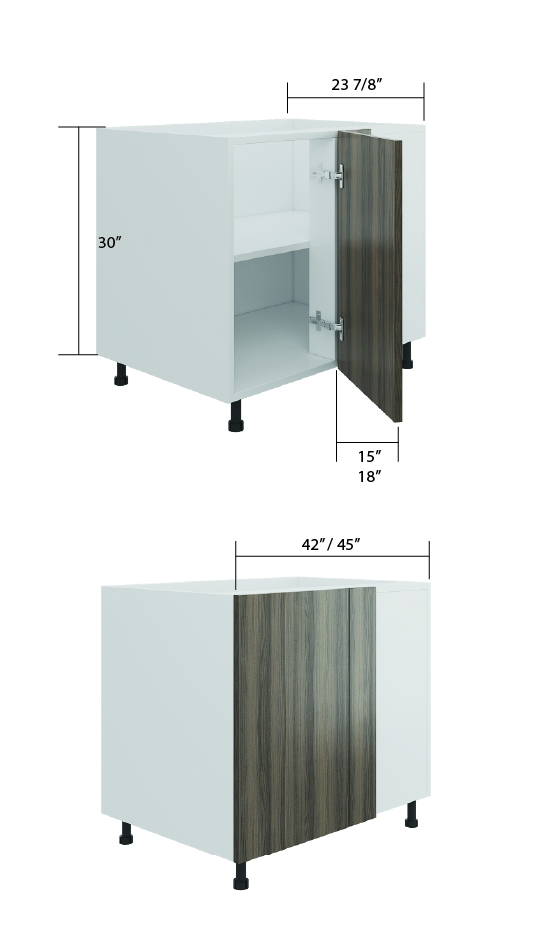 Smoked Oak MSO Kitchen Cabinets | Oppein Cabinetry