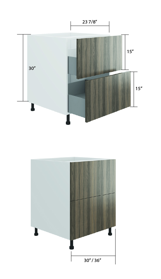 Smoked Oak MSO Kitchen Cabinets | Oppein Cabinetry