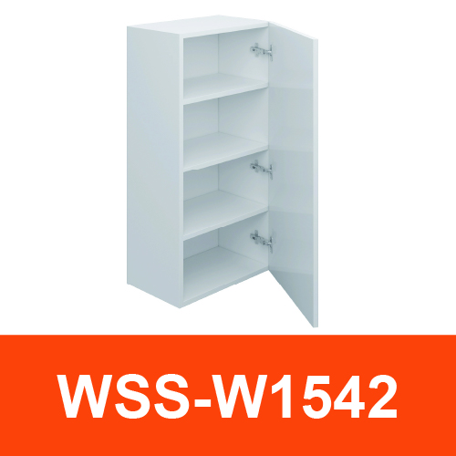 White Single Shaker WSS kitchen cabinets | Oppein Cabinetry